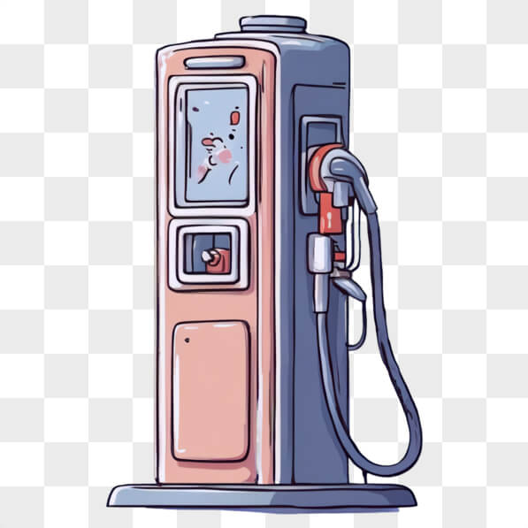 Download Vintage Gasoline Pump Cartoons Online - Creative Fabrica