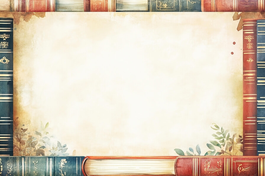Download Decorative Book Border Backgrounds Online - Creative Fabrica