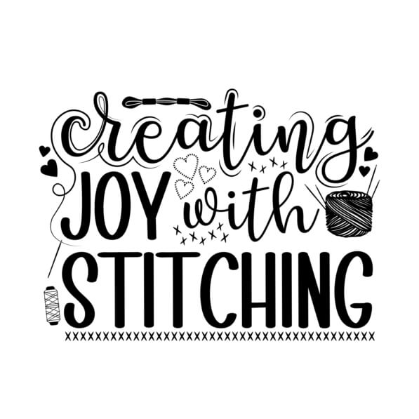 Download Creating Joy with Stitching Typography Design Quotes Online ...