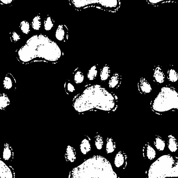 Download White Paw Prints Pattern Patterns Online - Creative Fabrica