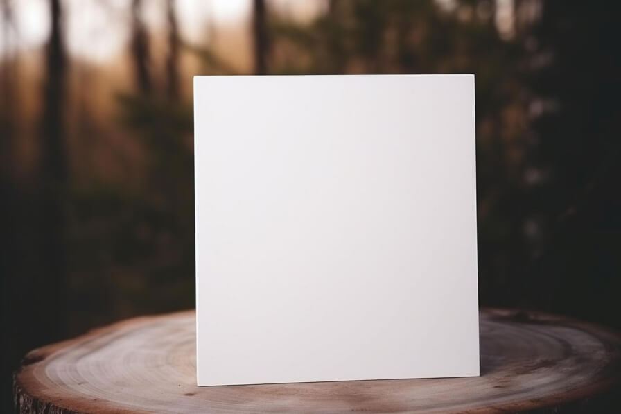 Descarga Lienzo en blanco sobre tronco de madera en la naturaleza ...