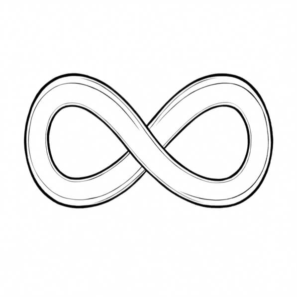 Download Oneindigheid Symbool Illustratie Kleurplaten online op ...