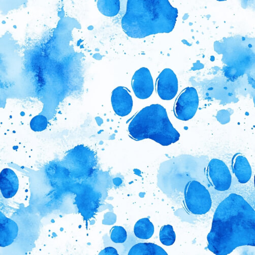 Download Blue Watercolor Paw Print Pattern Patterns Online - Creative ...