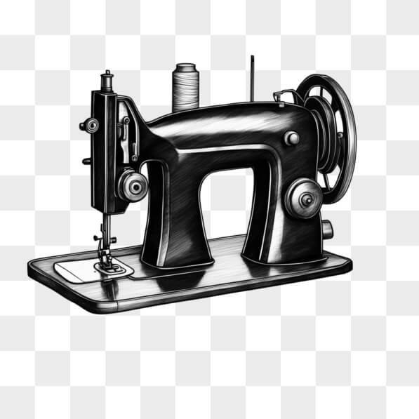Download Vintage Sewing Machine Sketches Online Creative Fabrica