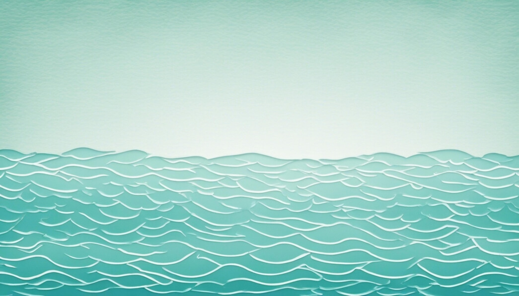 Download Stylized Ocean Waves in Teal Backgrounds Online - Creative Fabrica