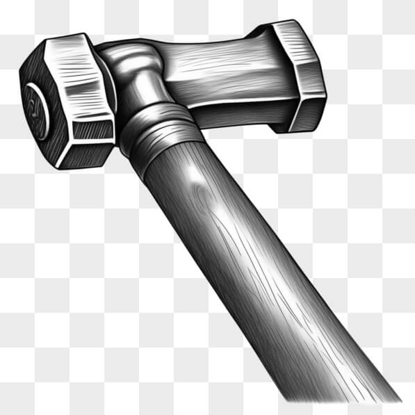 Download Close-up of a Heavy Hammer Sketches Online - Creative Fabrica