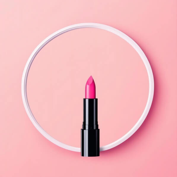 Descarga Labial rosa sobre fondo rosa Fondos En Línea - Creative Fabrica