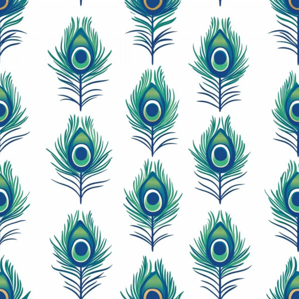 Download Pattern of Peacock Feathers Patterns Online - Creative Fabrica