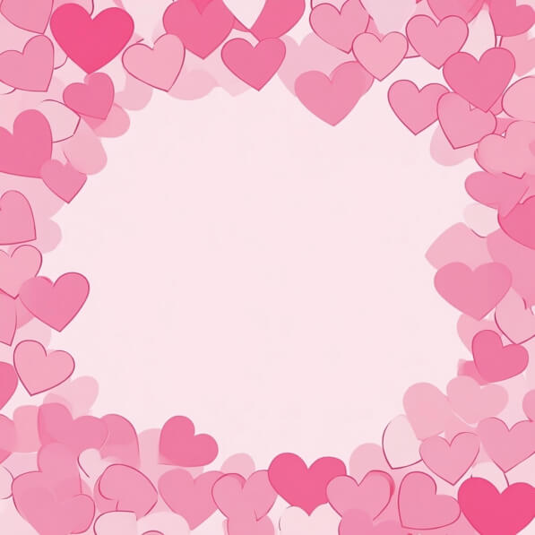 Download Pink Heart Frame Backgrounds Online - Creative Fabrica