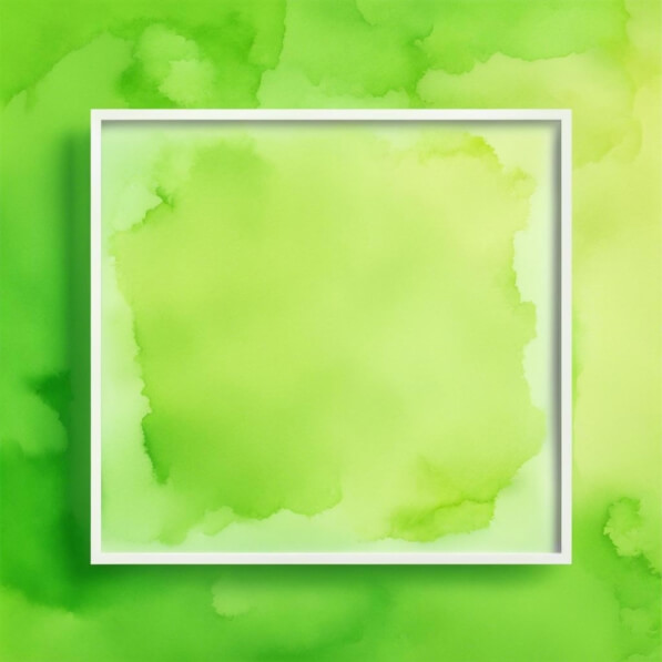 Download Soft Green Watercolor Background with Frame Backgrounds Online ...