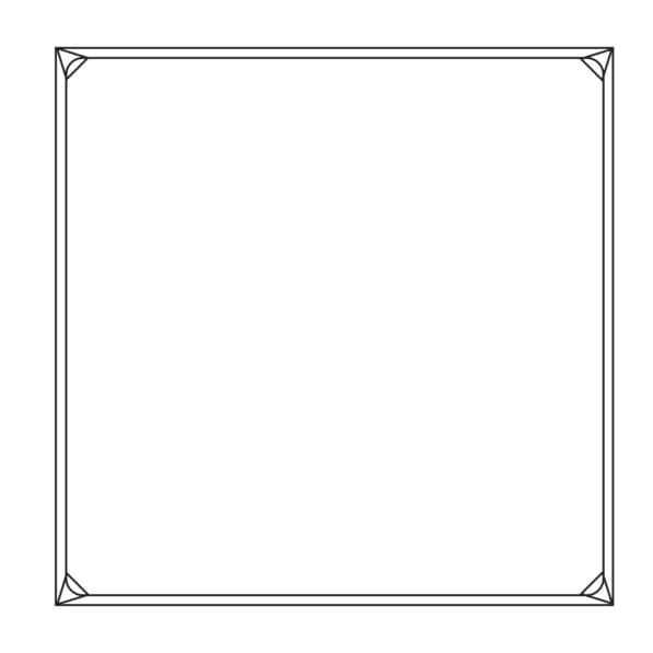 Download Elegant Square Border Design Frames Online - Creative Fabrica