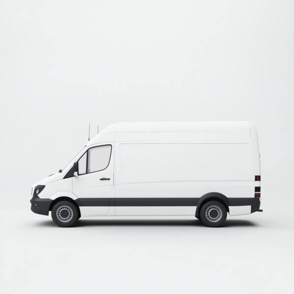 Download White Utility Van Mockups Online - Creative Fabrica