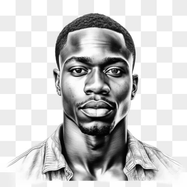 Download Portrait of a Young Man in Monochrome Sketches Online ...