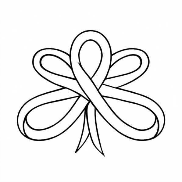 Download Intricate Ribbon Bow Design Coloring pages Online - Creative ...