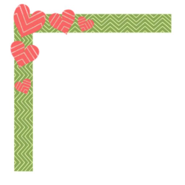 Download Decorative Heart Corner Design Borders & Corners Online ...