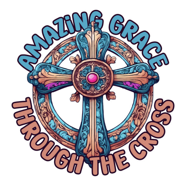 Download Amazing Grace Through the Cross Quotes Online - Creative Fabrica