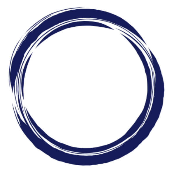 Descarga Emblema de círculo azul marino estilizado Marcos En Línea ...