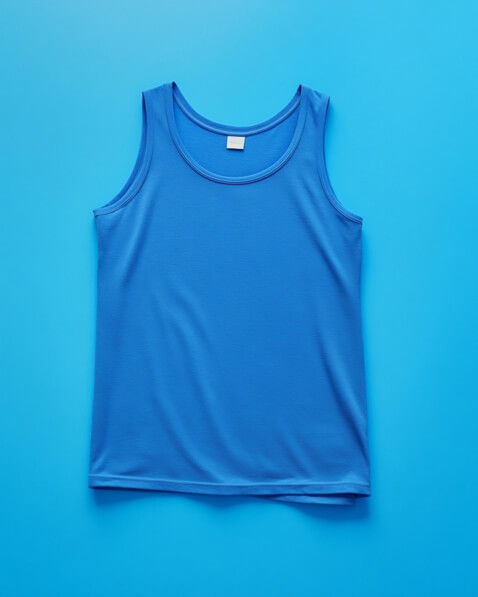 Download Blue Tank Top on Blue Background Mockups Online - Creative Fabrica