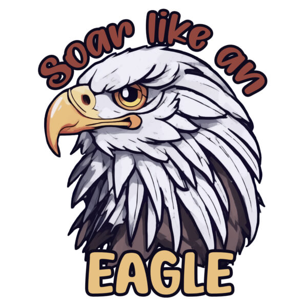 Download Soar Like an Eagle Quotes Online - Creative Fabrica