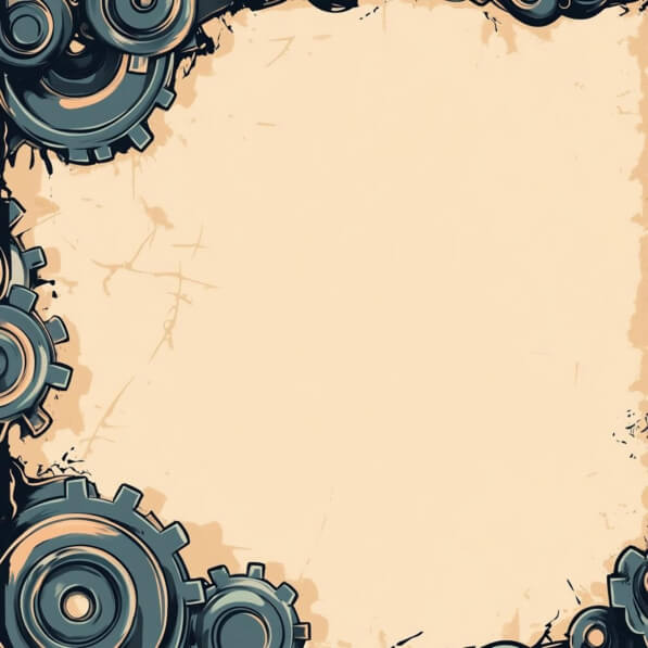 Download Industrial Gear Border on Textured Background Backgrounds ...