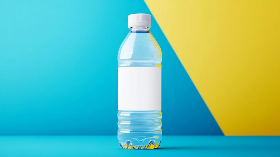 Download Plastic Waterfles op Kleurrijke Achtergrond Mockups online op ...