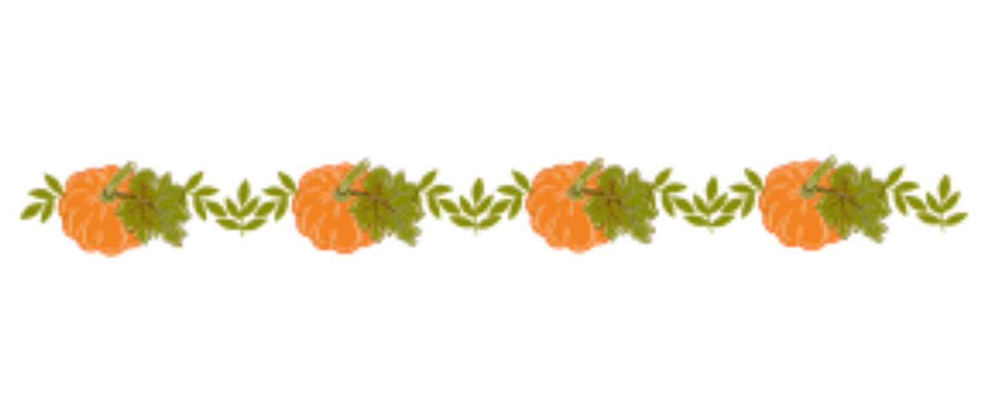 Download Decorative Pumpkin Border for Fall Borders & Corners Online ...