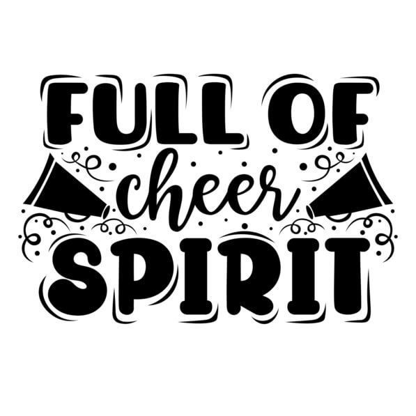 Download Full of Cheer Spirit Typography Design Quotes Online ...