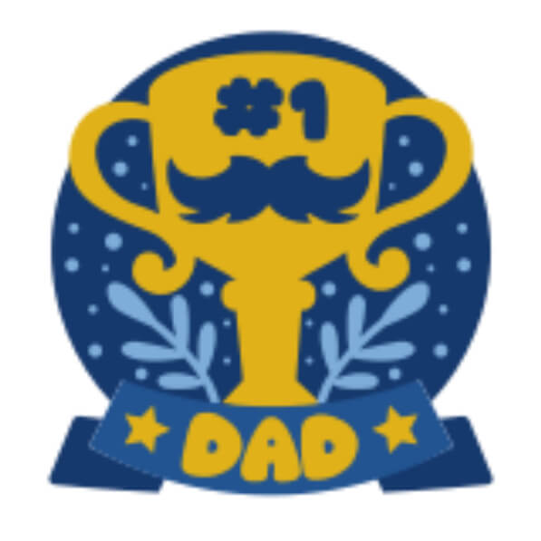 Download #1 Dad Trophy Design Quotes Online - Creative Fabrica