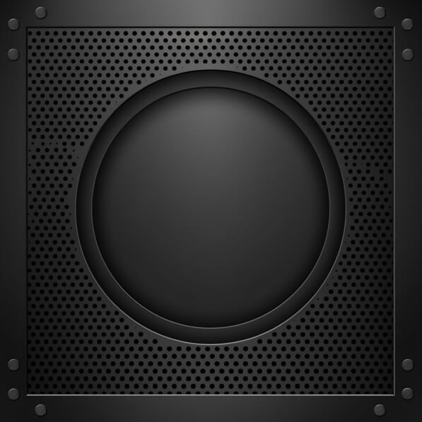 Download Black Speaker Grille with Circular Speaker Backgrounds Online ...