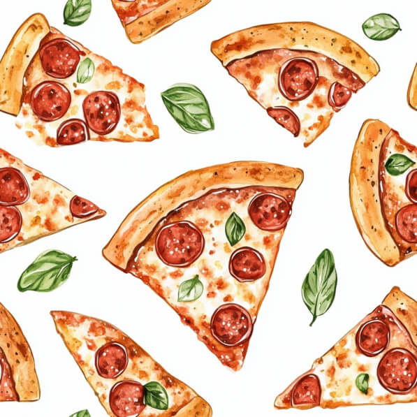 Download Pattern of Pizza Slices Patterns Online - Creative Fabrica