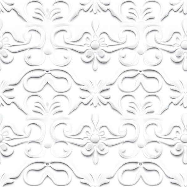 Download Embossed White Decorative Pattern for Interiors Patterns ...