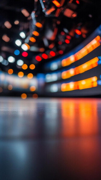 Download Dynamic Studio Interior with Colorful Lights Backgrounds ...