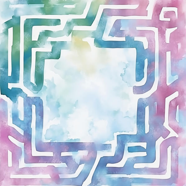 Descarga Diseño de laberinto abstracto colorido Fondos En Línea ...