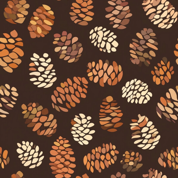 Download Seamless Pine Cone Pattern Patterns Online - Creative Fabrica