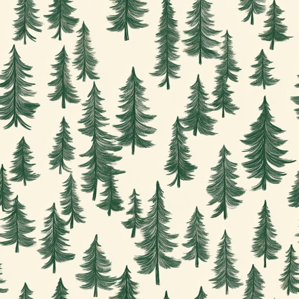 Download Pattern of Evergreen Trees Patterns Online - Creative Fabrica