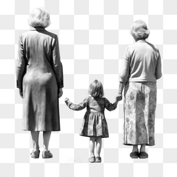 Download Generational Bonding in Black and White Sketches Online ...