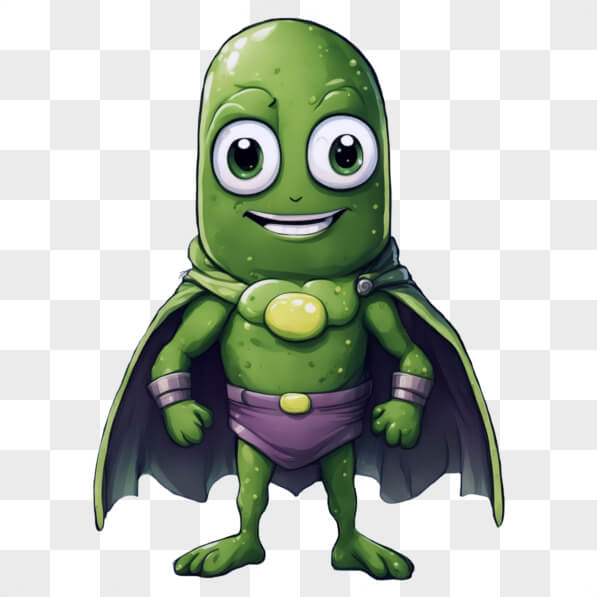 Download Whimsical Green Cartoon Superhero Character Cartoons Online ...