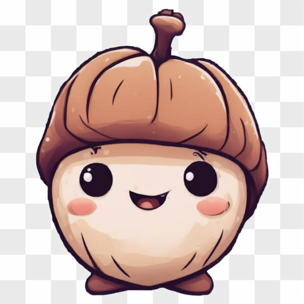 Download Cute Acorn Character Cartoons Online - Creative Fabrica
