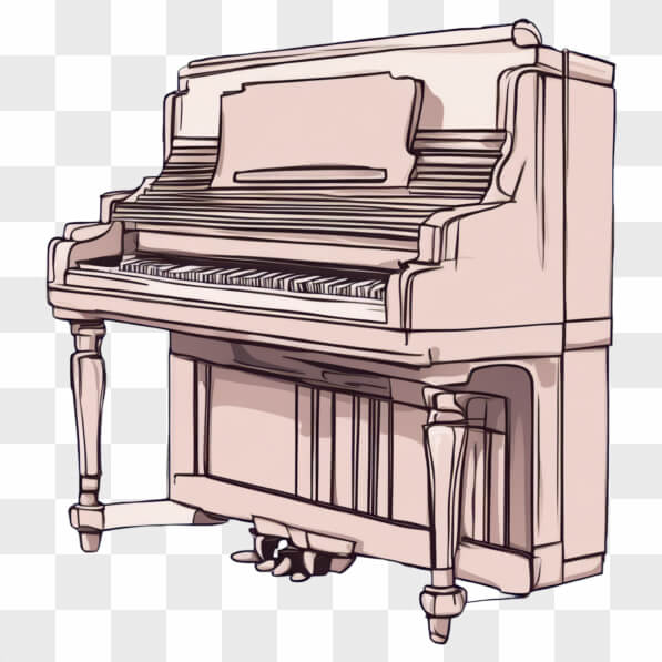 Download Vintage Piano Cartoons Online - Creative Fabrica