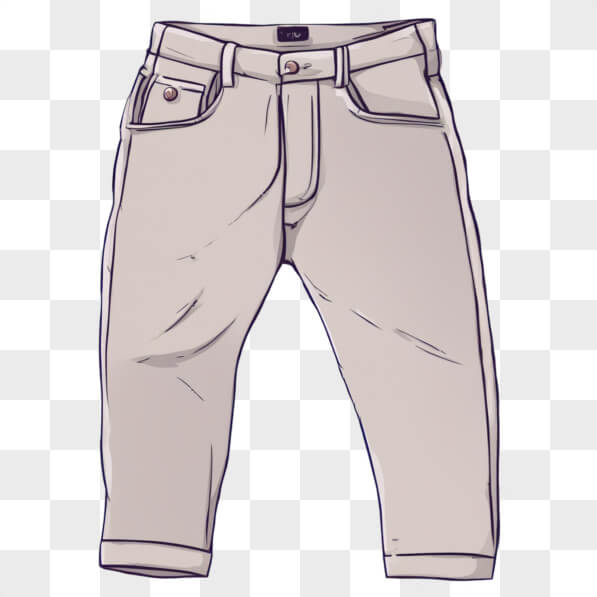 Download Stylish White Pants Cartoons Online - Creative Fabrica