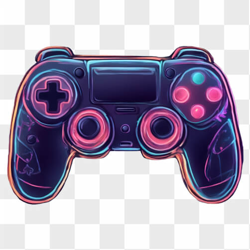 Download Colorful Video Game Controller Art Cartoons Online - Creative ...