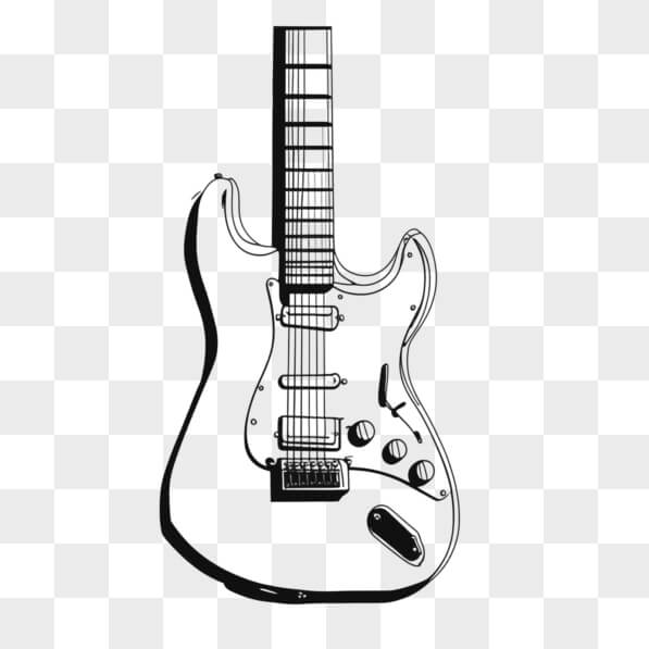 Télécharger Contour de guitare électrique Esquisses En Ligne - Creative ...