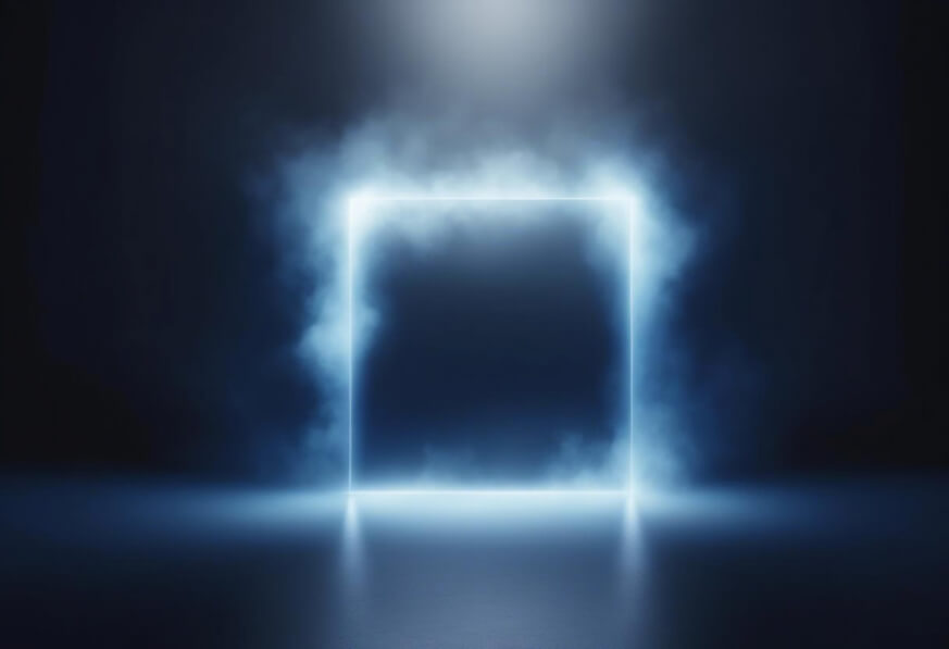 Baixe Portal Brilhante em Ambiente Escuro Backgrounds - Creative Fabrica