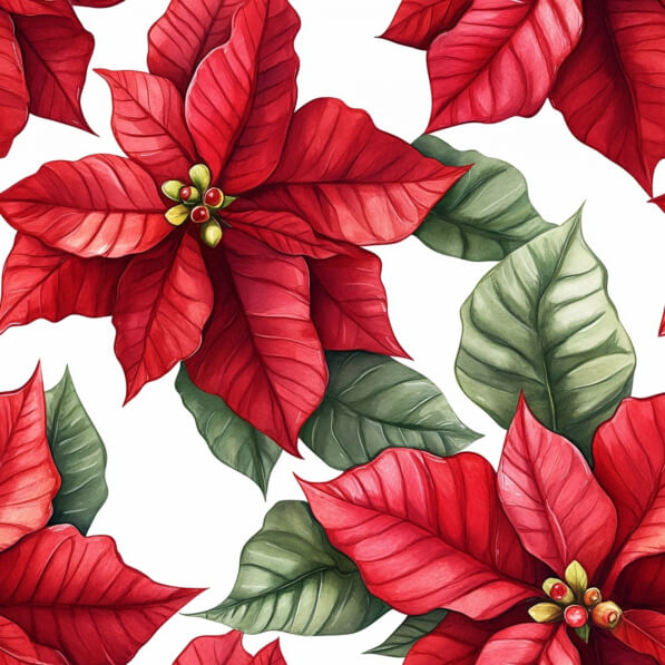 Download Poinsettia Pattern for Holiday Decor Patterns Online ...