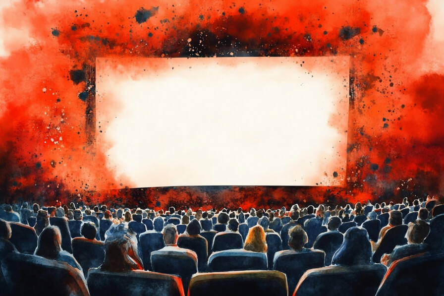Download Audience in a Movie Theater Backgrounds Online - Creative Fabrica