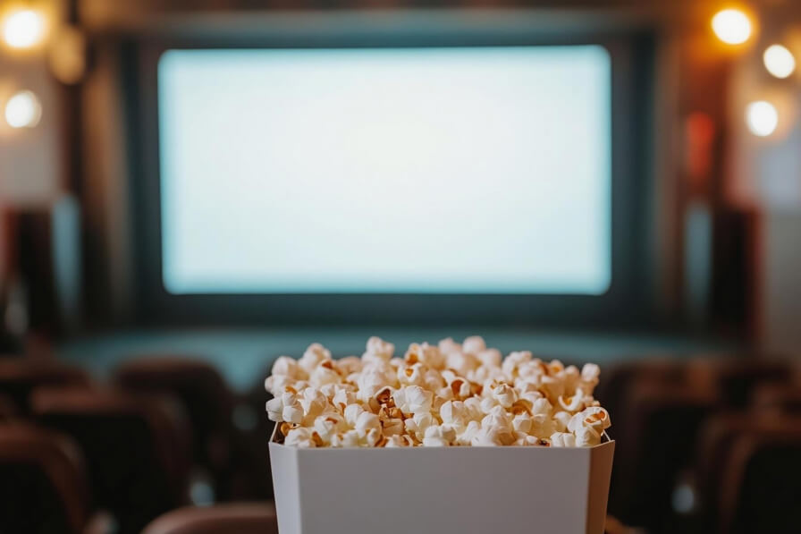 Download Popcorn in a Cinema Mockups Online - Creative Fabrica