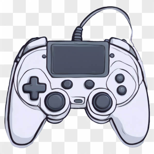 Download White Video Game Controller Cartoons Online - Creative Fabrica
