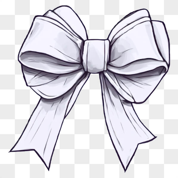 Descarga Lazo Blanco Elegante Cartoons En Línea - Creative Fabrica