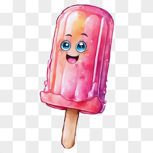 Download Happy Cartoon Popsicle Cartoons Online - Creative Fabrica