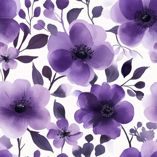 Download Purple Floral Pattern Patterns Online - Creative Fabrica